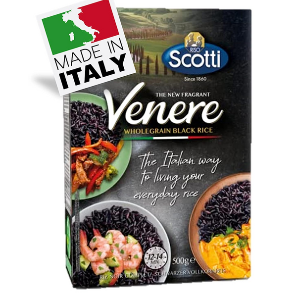 Venere Black Italian Rice, Riso Scotti – Wholesale Italian Food
