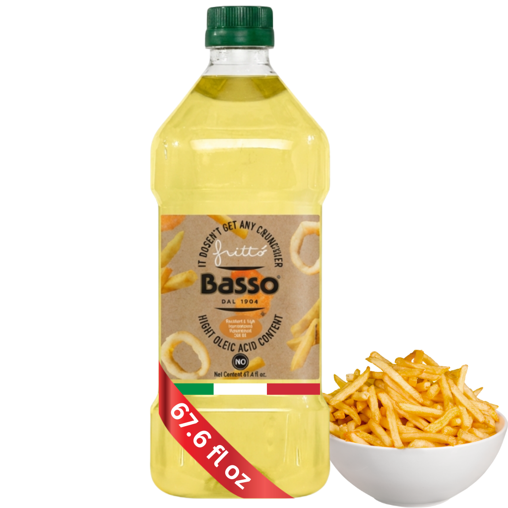 Basso 1904 FRITTÃ’ Frying Oil 2 L | High-Heat Blend – Wholesale Italian ...