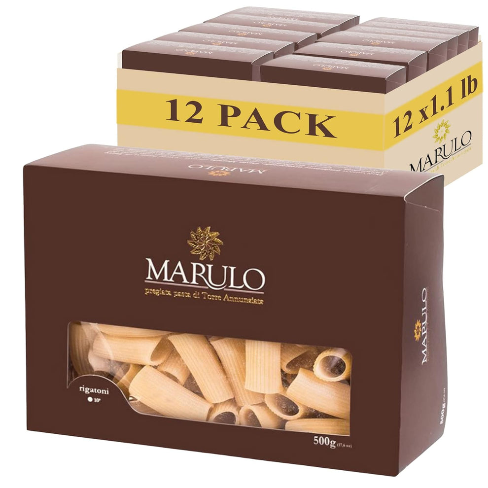 Marulo, Rigatoni Pasta, Artisan Bronze Die-Cut Pasta, 12... – Wholesale ...