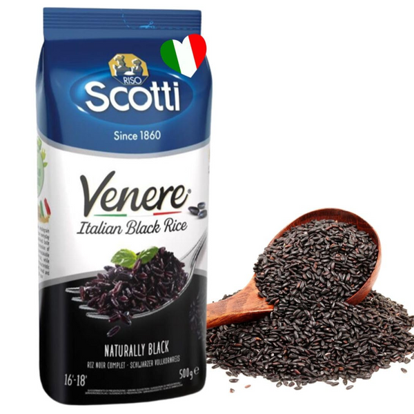 Riso Scotti Venere Black Italian Rice, 1.1 lb – Wholesale Italian Food